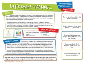 Let’s Start Talking – Children’s Ministries