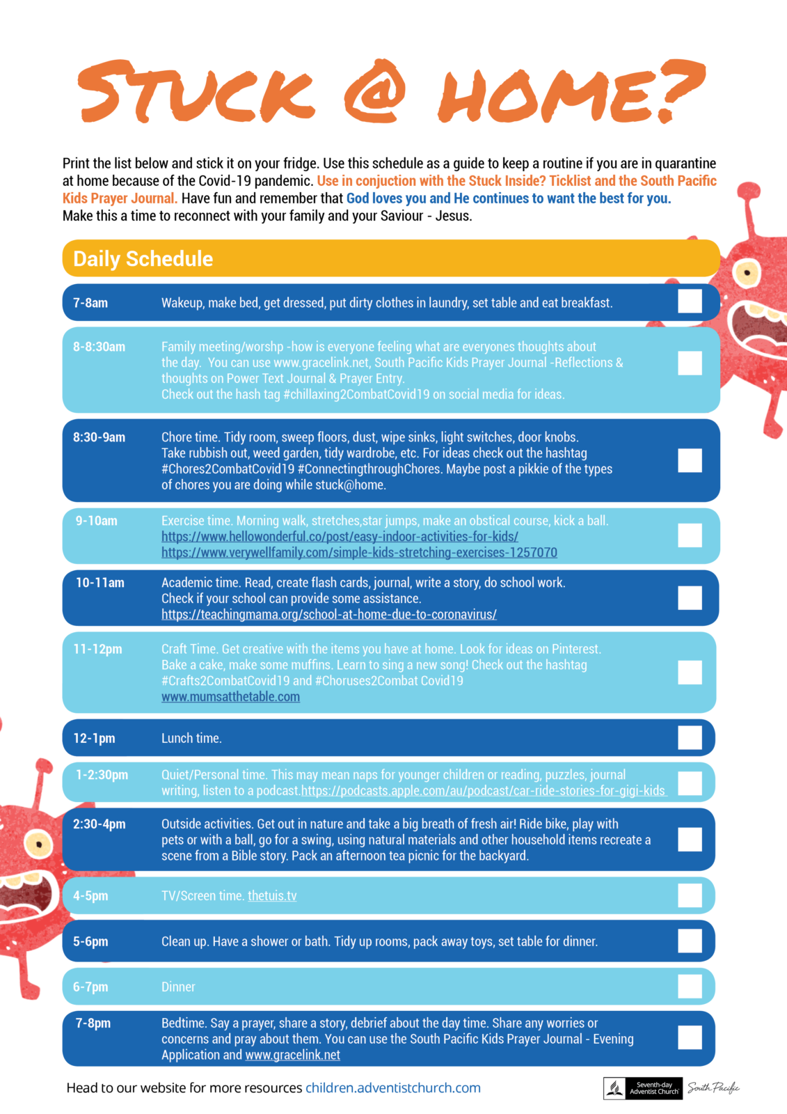 COVID-19 (Coronavirus) Resources for Churches, Children and Families ...